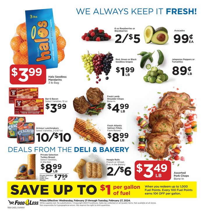 Food 4 Less Weekly Ad Feb 21 – Feb 27, 2024 (Easter Promotion Included)