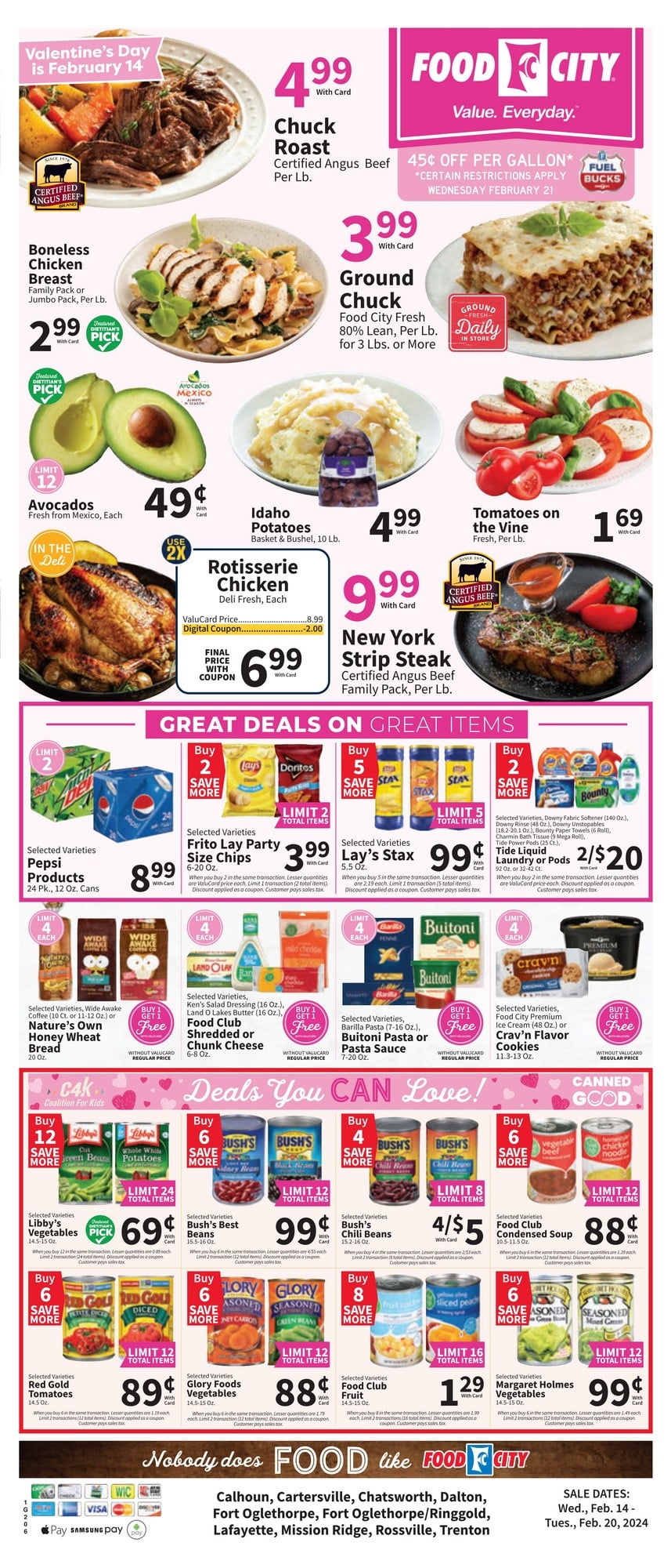 Food City Weekly Ad Feb 14 – Feb 20, 2024 (Valentine's Day Promotion ...