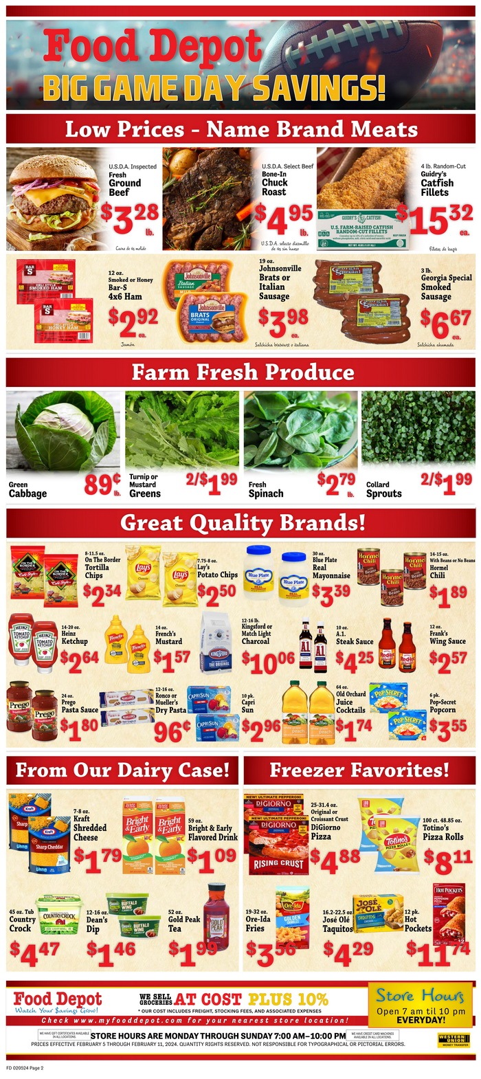 Food Depot Weekly Ad Feb 05 – Feb 11, 2024
