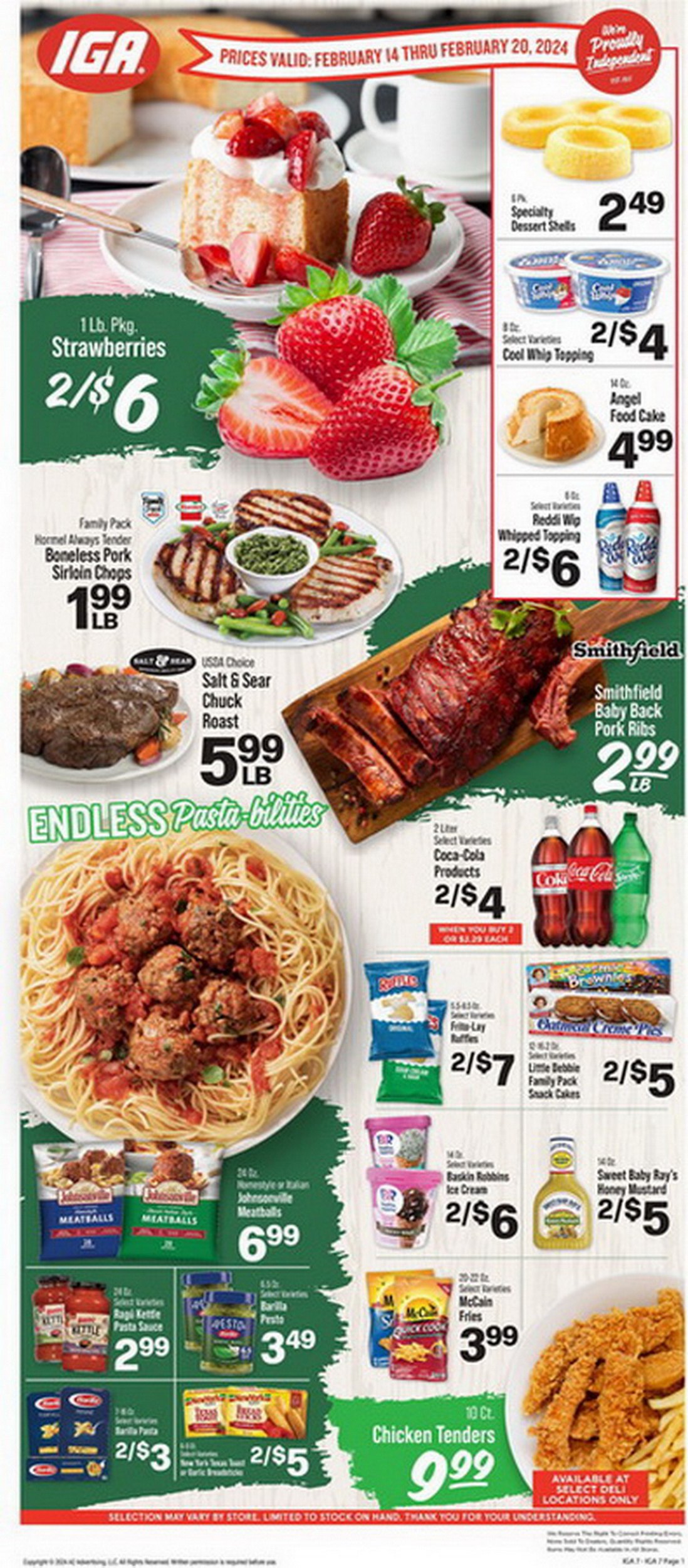 IGA Weekly Ad Feb 14 – Feb 20, 2024