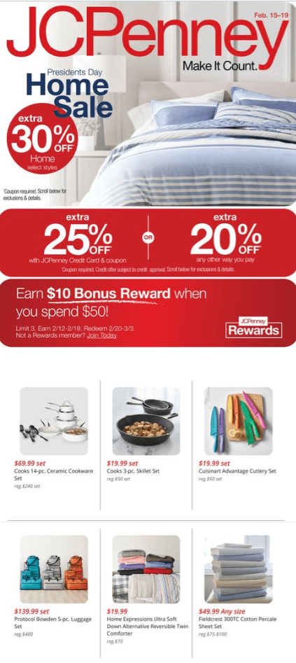 JCPenney Weekly Ad Feb 15 – Feb 19, 2024