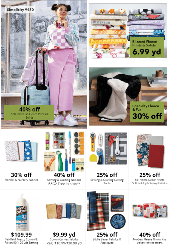 Jo-Ann Weekly Ad Feb 01 – Feb 13, 2024