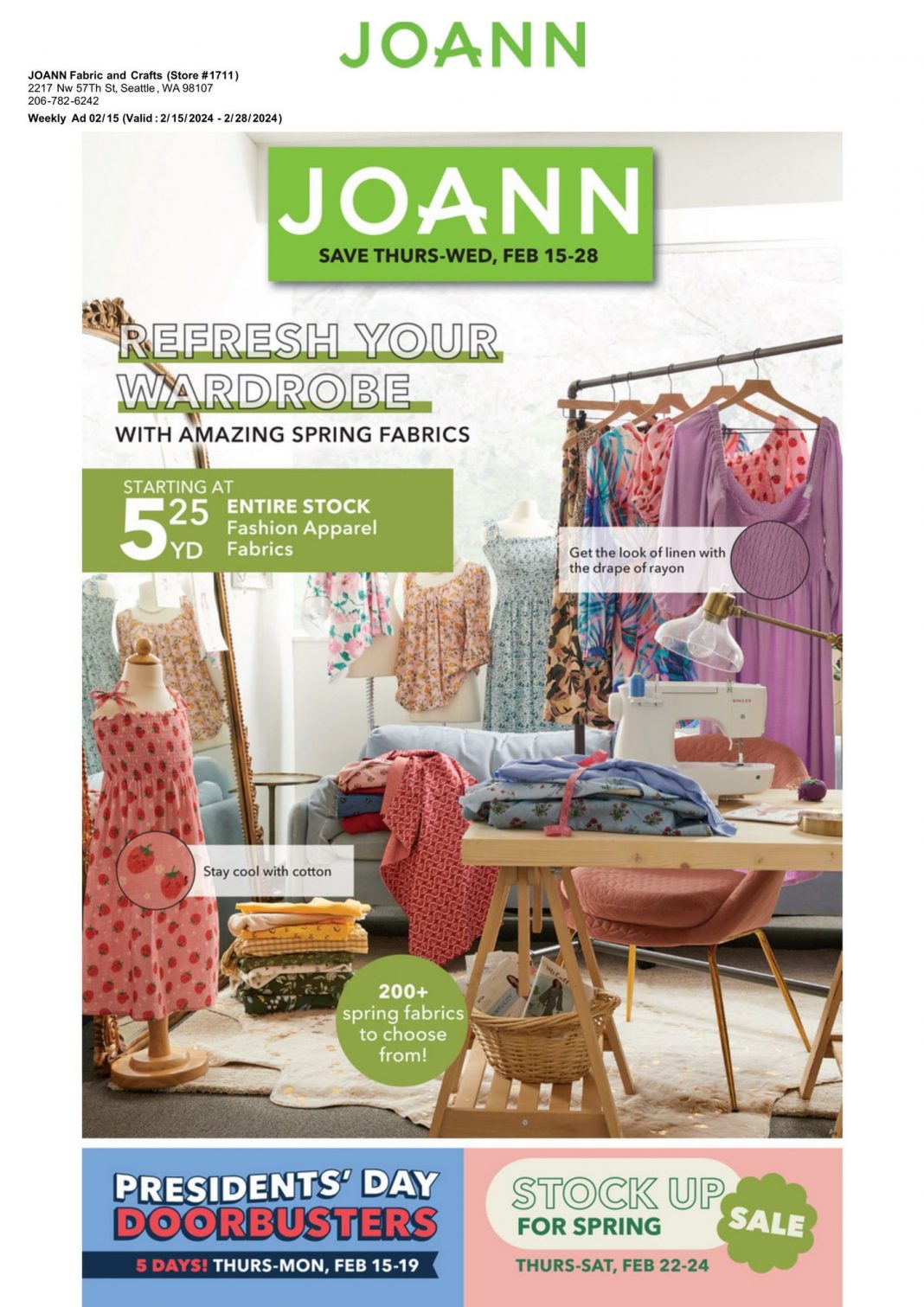Jo-Ann Weekly Ad Feb 15 – Feb 28, 2024