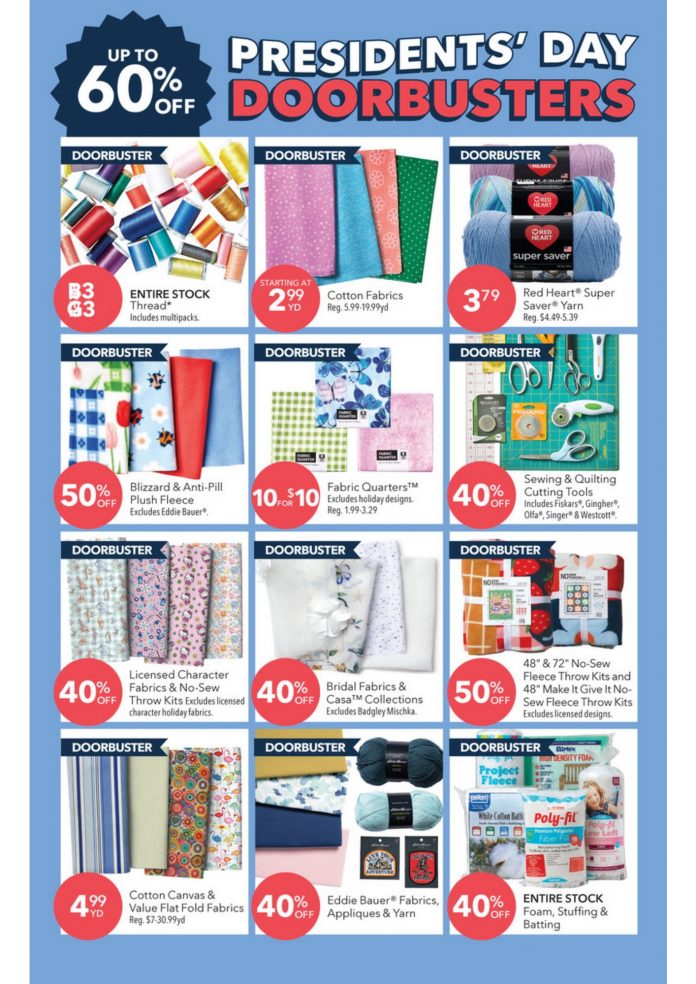 Jo-Ann Weekly Ad Feb 15 – Feb 28, 2024