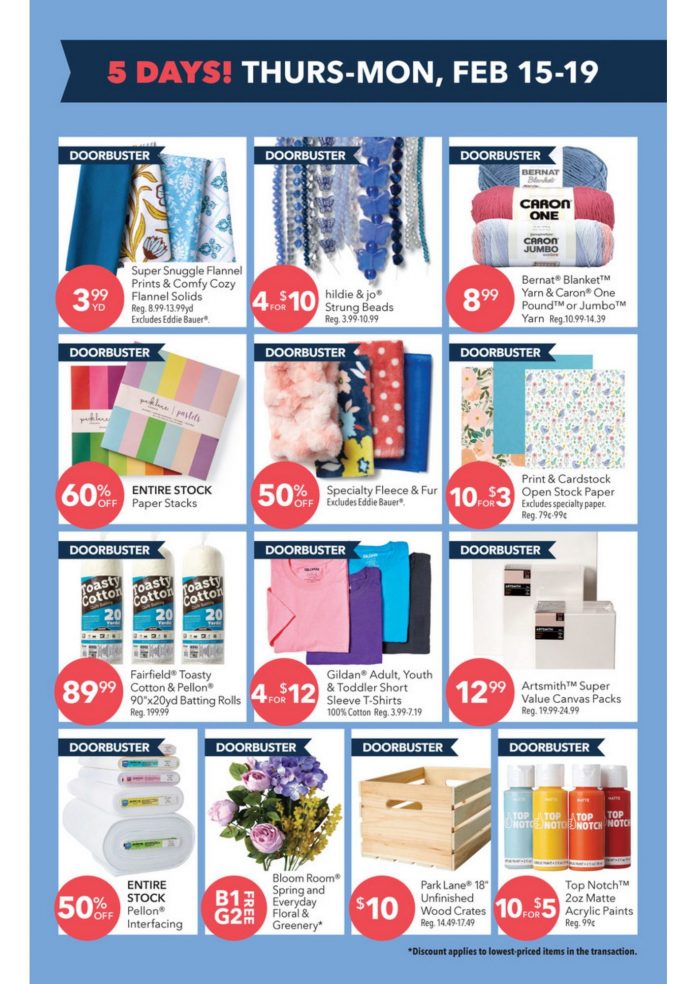 Jo-Ann Weekly Ad Feb 15 – Feb 28, 2024