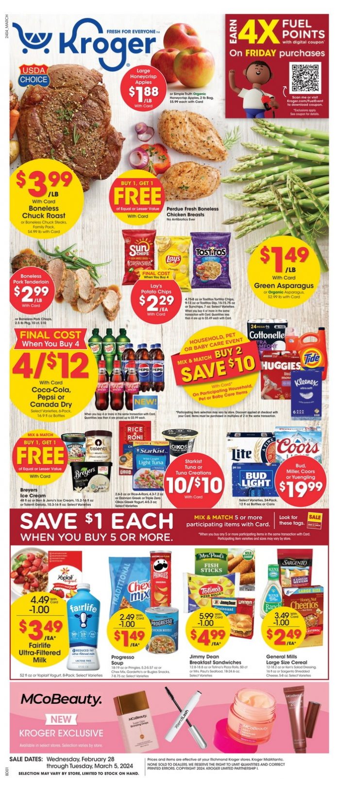 Kroger Weekly Ad Feb 28 – Mar 05, 2024 (Easter Promotion Included)