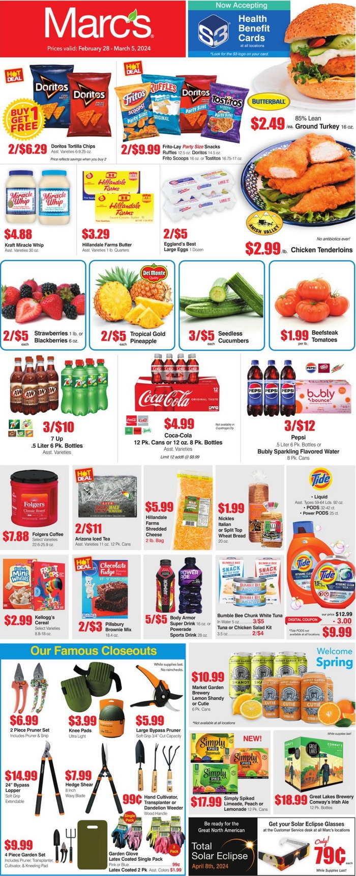 Marc's Weekly Ad Feb 28 – Mar 05, 2024