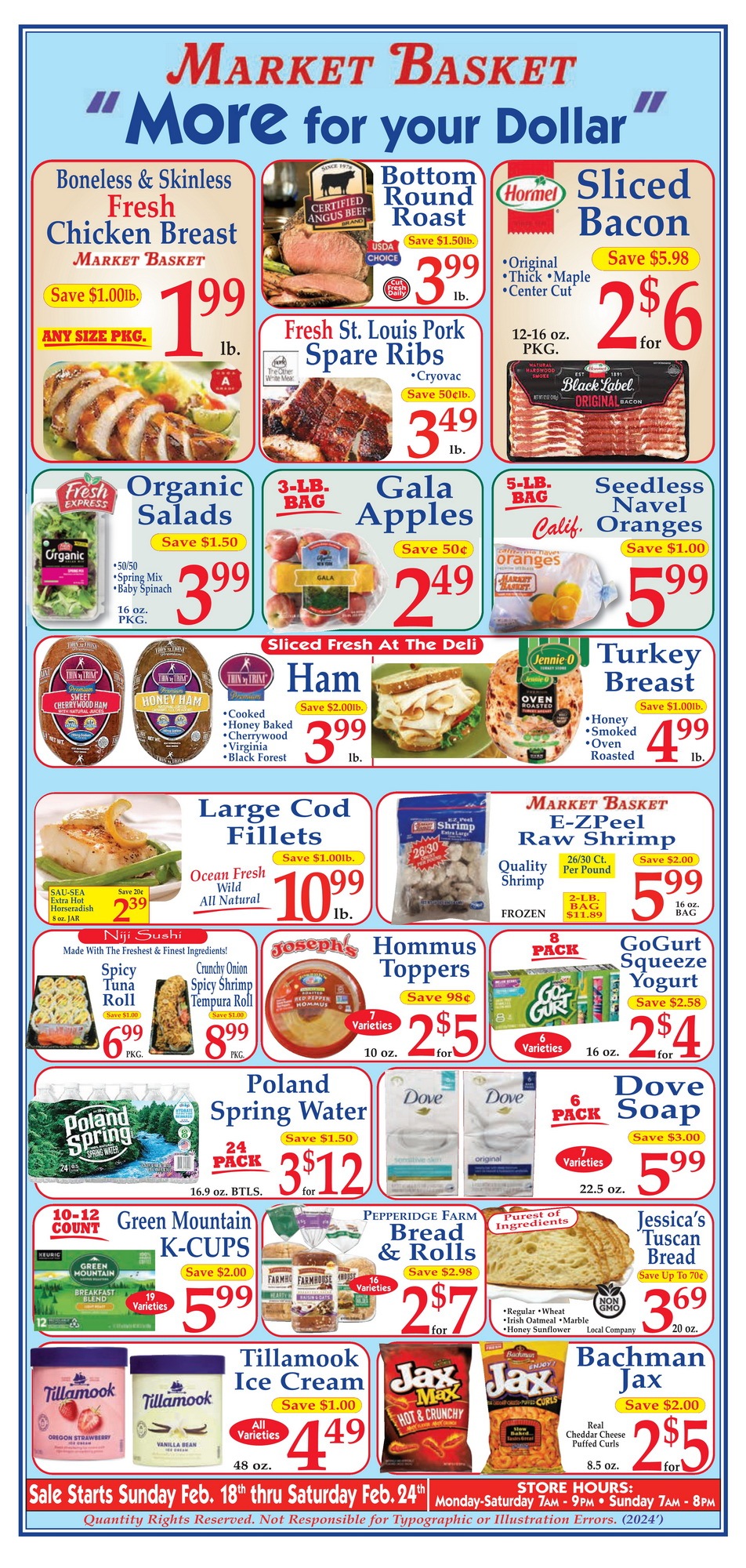 Market Basket Weekly Ad Feb 18 – Feb 24, 2024