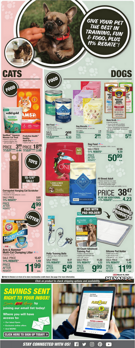 Menards Home Essential Ad Feb 29 – Mar 10, 2024