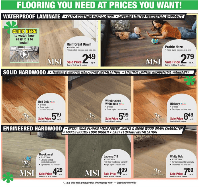 Menards Weekly Ad Feb 15 – Feb 21, 2024