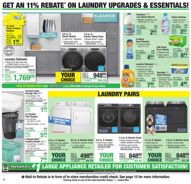 Menards Weekly Ad Feb 29 – Mar 10, 2024