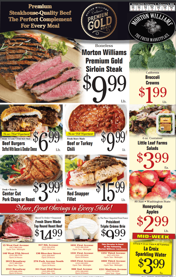 Morton Williams Weekly Ad Feb 02 – Feb 08, 2024