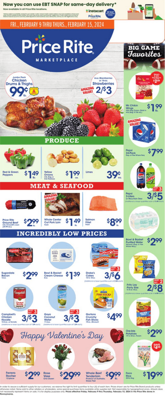 Price Rite Weekly Ad Feb 09 – Feb 15, 2024 (Valentine's Day Promotion ...