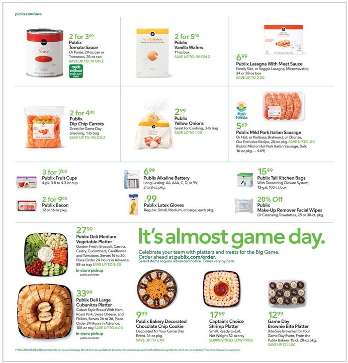 Publix Weekly Ad Feb 07 – Feb 13, 2024 (Valentine's Day Promotion Included)