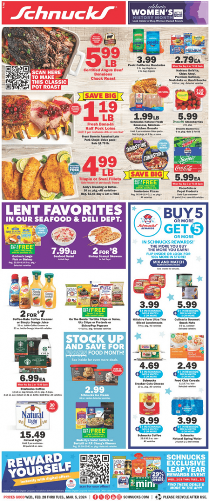 Schnucks Weekly Ad Feb 28 – Mar 05, 2024