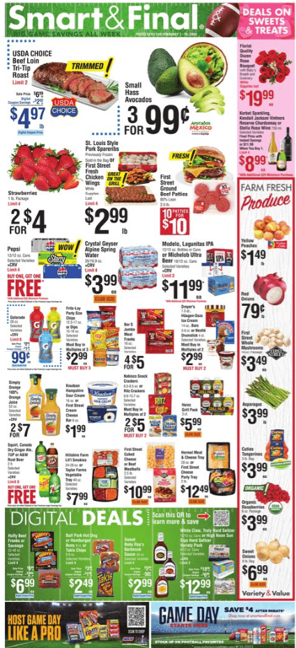 Smart & Final Weekly Ad Feb 07 – Feb 13, 2024
