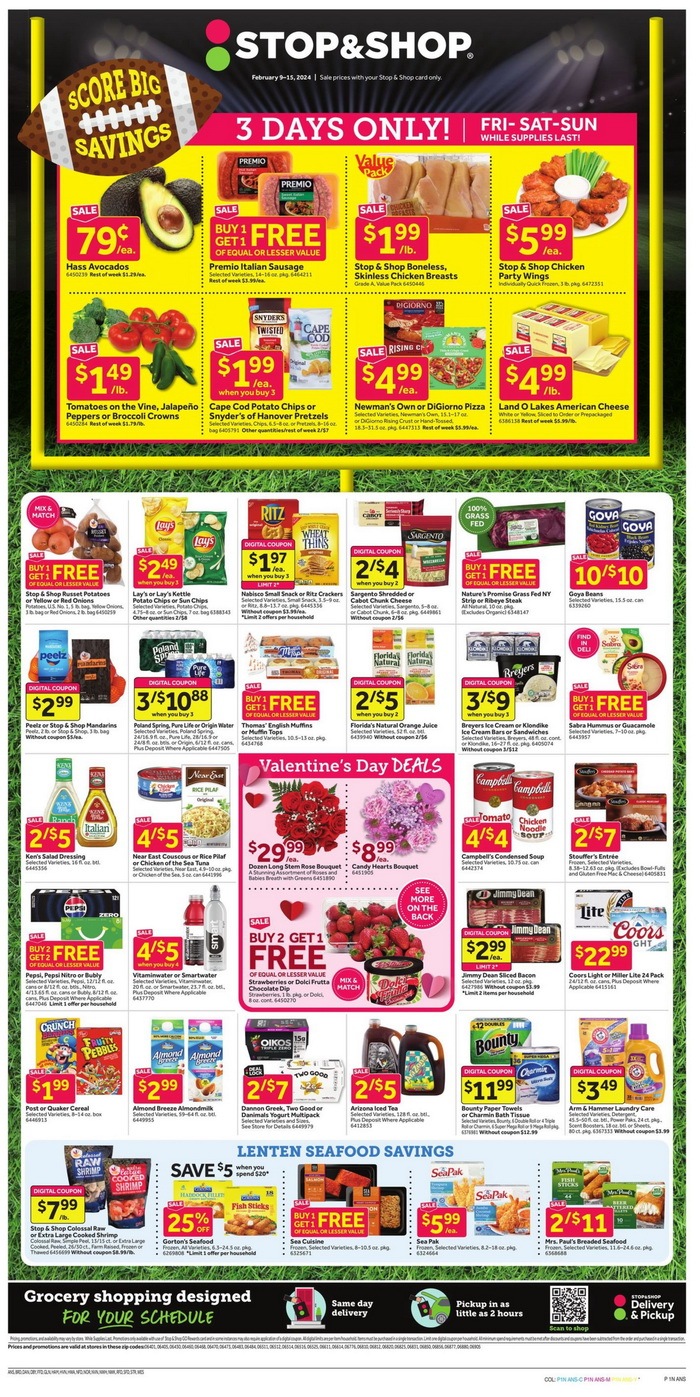 Stop & Shop Weekly Ad Feb 09 – Feb 15, 2024 (Valentine's Day Promotion ...