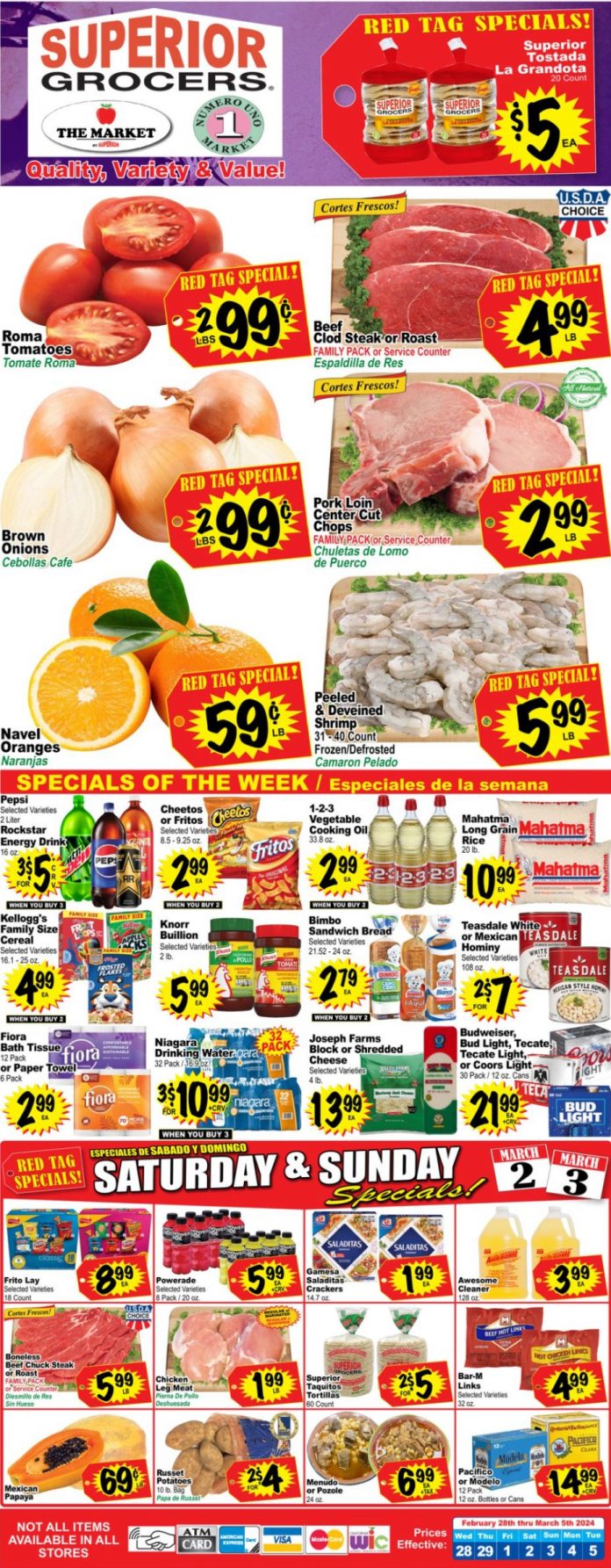 Superior Grocers Weekly Ad Feb 28 – Mar 05, 2024