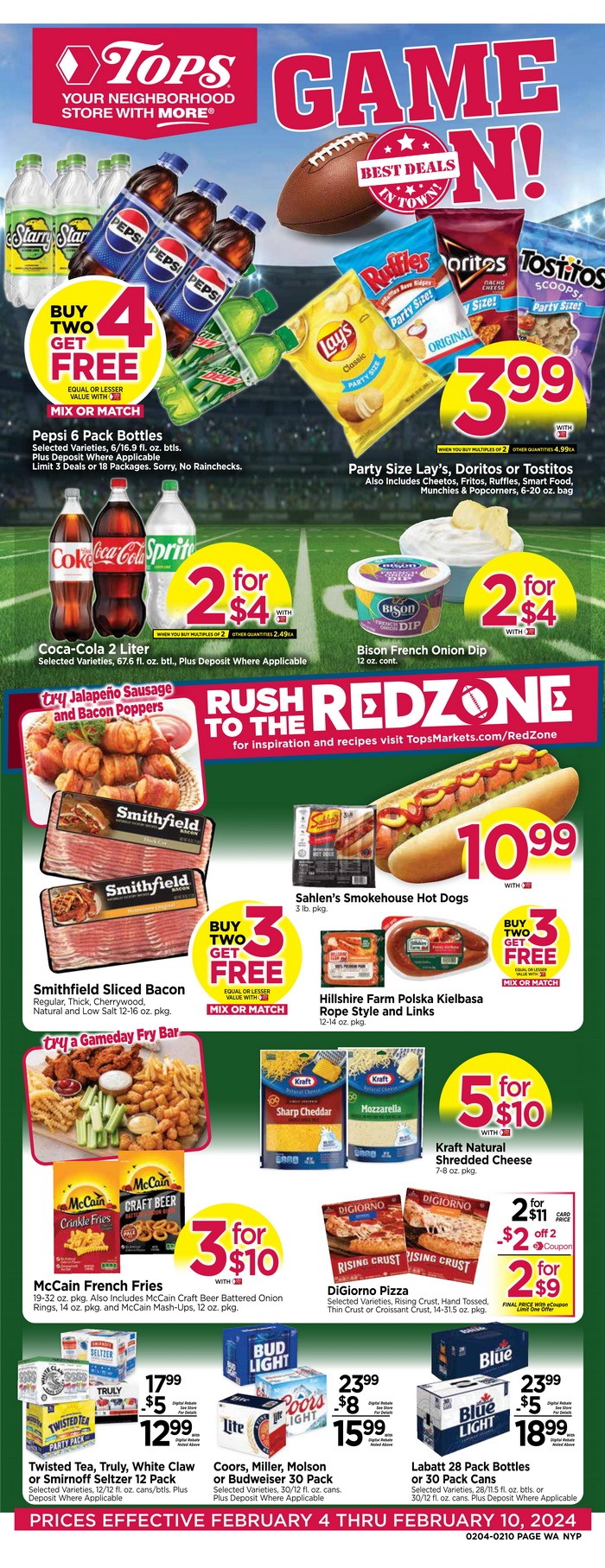Tops Weekly Ad Feb 04 – Feb 10, 2024 (Valentine's Day Promotion Included)