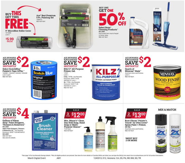 ACE Hardware Spring Event Ad Mar 13 – Mar 25, 2024