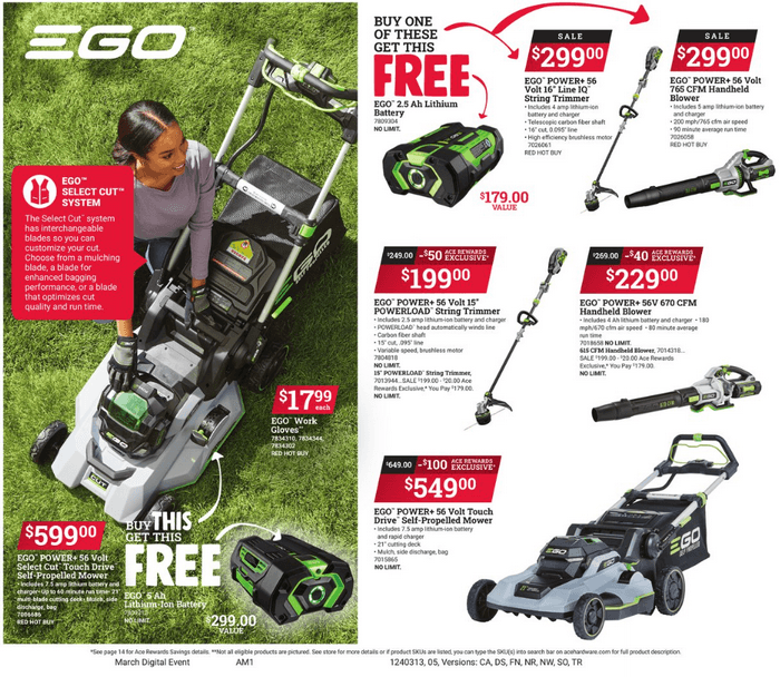 ACE Hardware Spring Event Ad Mar 13 – Mar 25, 2024
