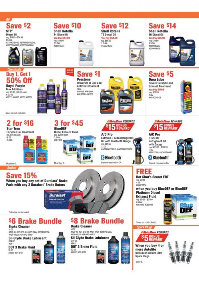 AutoZone Monthly Ad Mar 05 – Apr 01, 2024