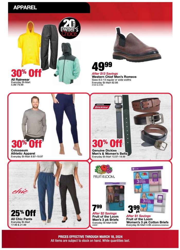 Bi-Mart Weekly Ad Mar 12 – Mar 18, 2024 (Easter Promotion Included)