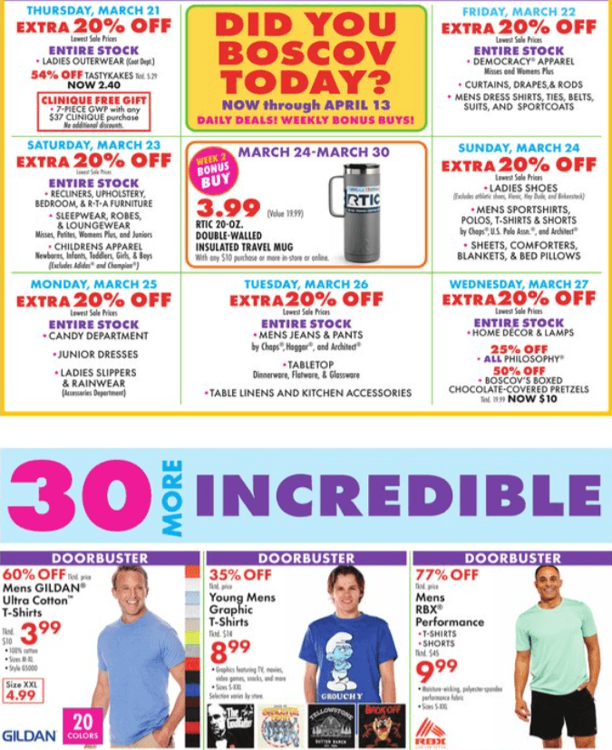 Boscov's Weekly Ad Mar 21 – Mar 27, 2024
