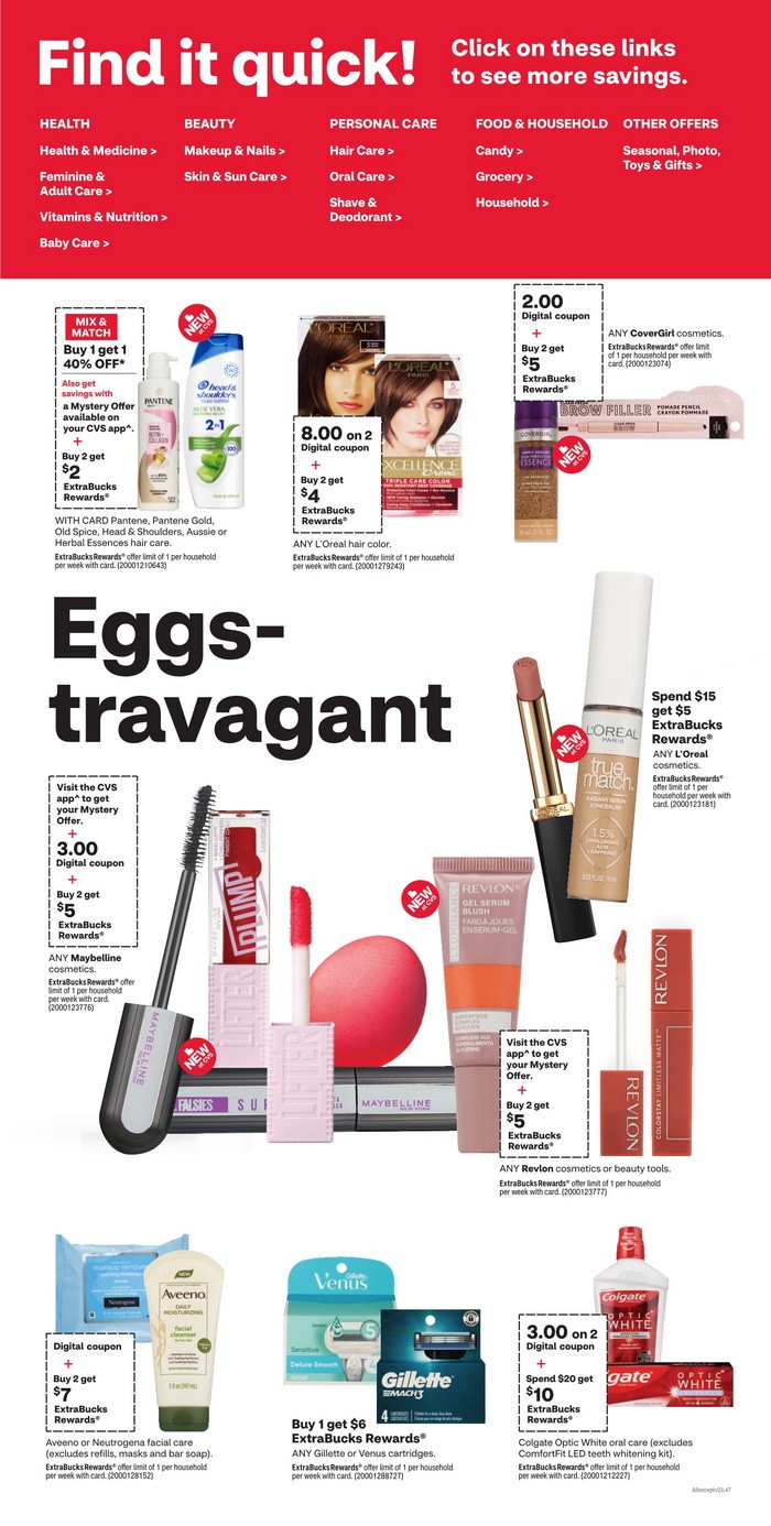 CVS Weekly Ad Mar 24 – Mar 30, 2024 (Easter Promotion Included)
