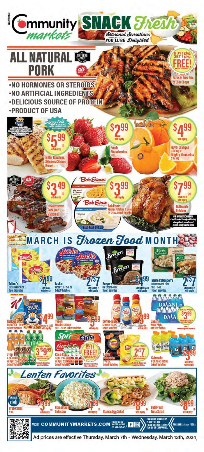 Community Markets Weekly Ad Mar 07 – Mar 13, 2024 (Easter Promotion ...