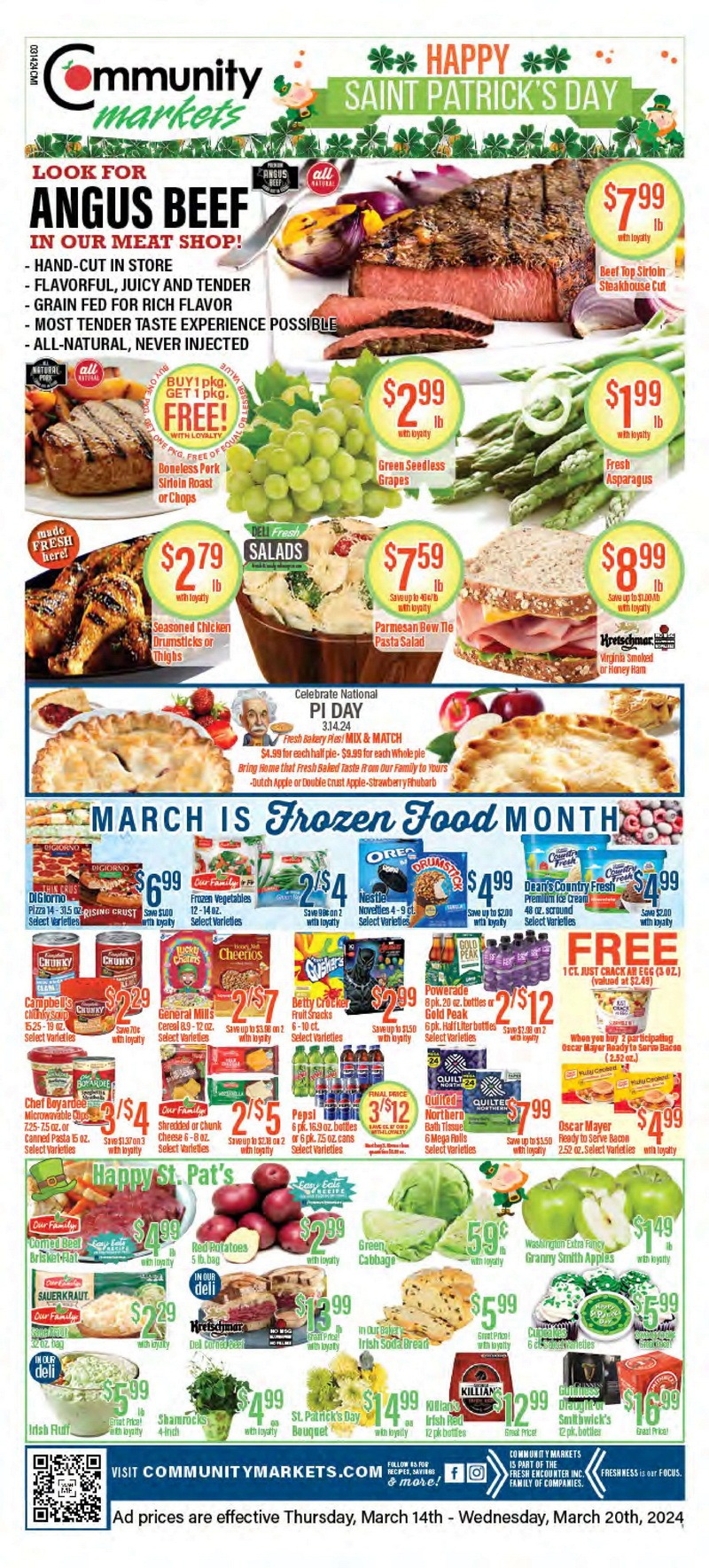 Community Markets Weekly Ad Mar 14 – Mar 20, 2024 (St. Patrick's Day ...