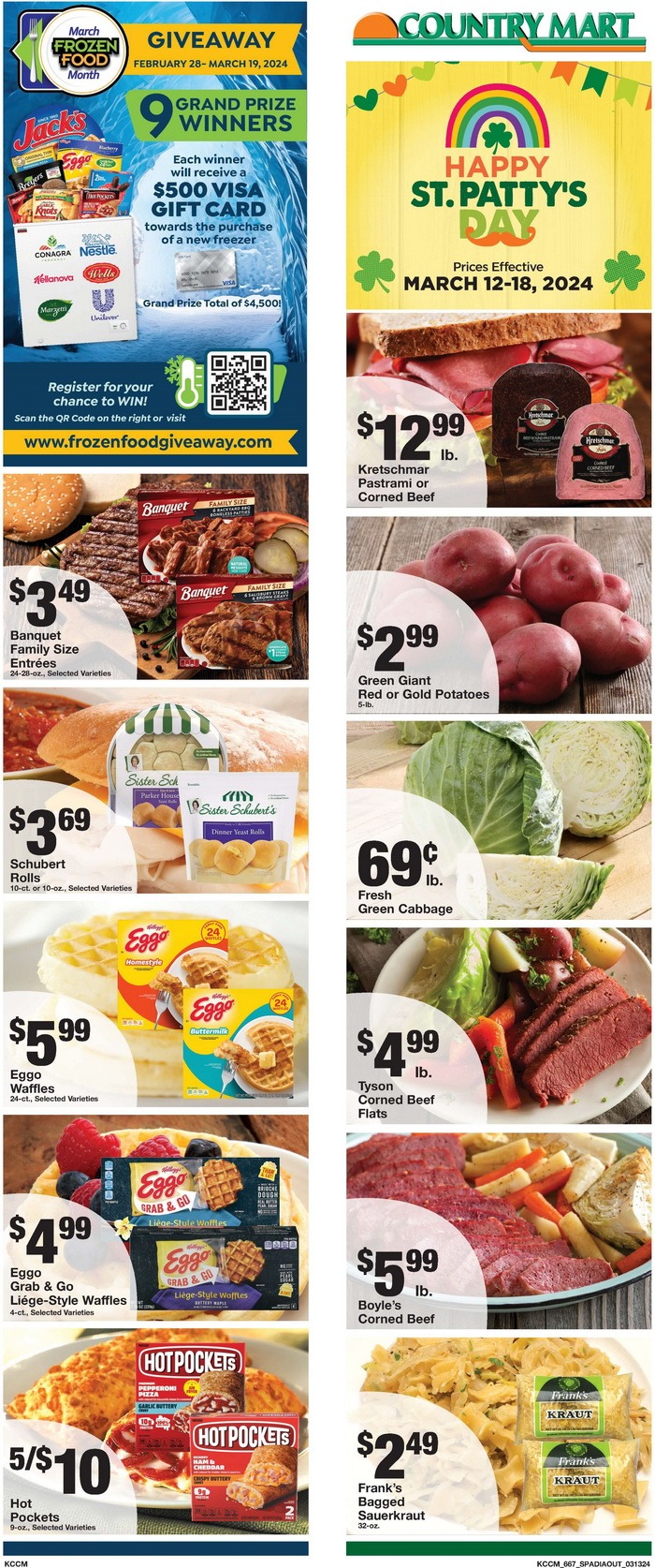 Country Mart Weekly Ad Mar 12 – Mar 18, 2024 (St. Patrick's Day ...
