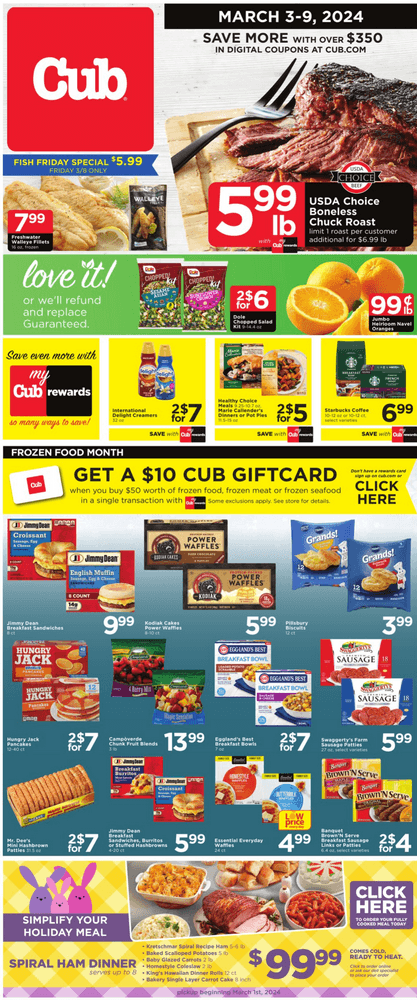 Cub Foods Weekly Ad Mar 03 – Mar 09, 2024