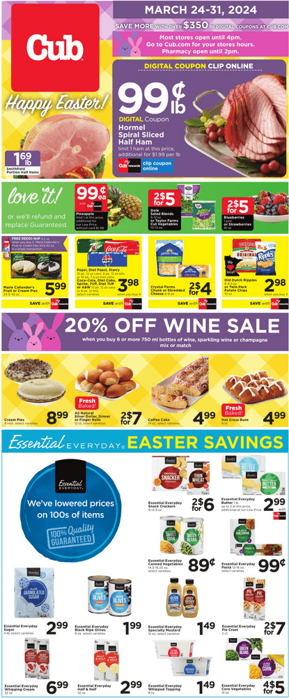 Cub Foods Weekly Ad Mar 24 – Mar 31, 2024