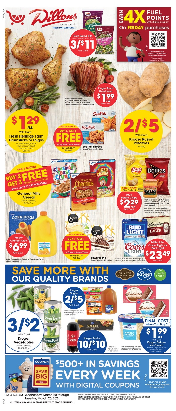 Dillons Weekly Ad Mar 20 – Mar 26, 2024 (Easter Promotion Included)