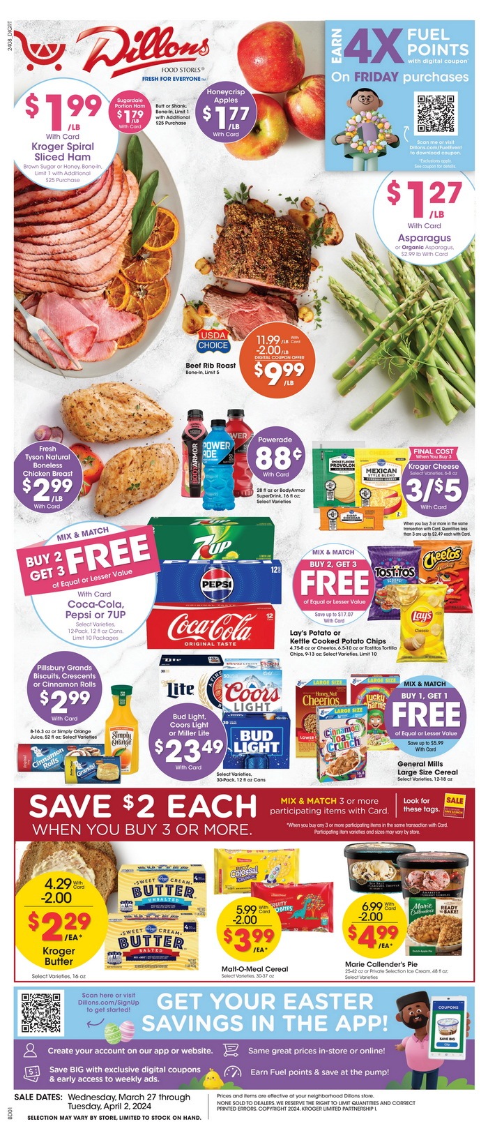 Dillons Weekly Ad Mar 27 – Apr 02, 2024 (Easter Promotion Included)