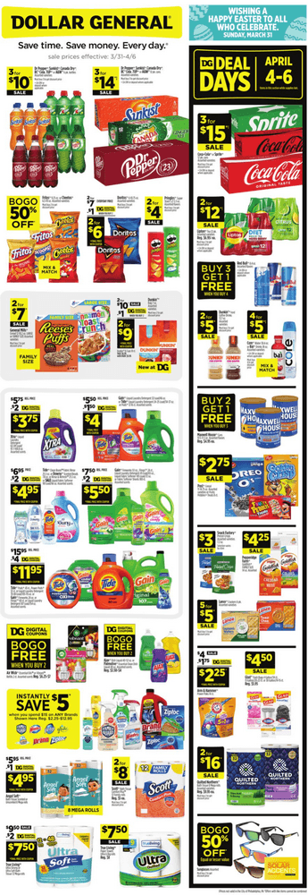 Dollar General Weekly Ad Mar 31 – Apr 06, 2024