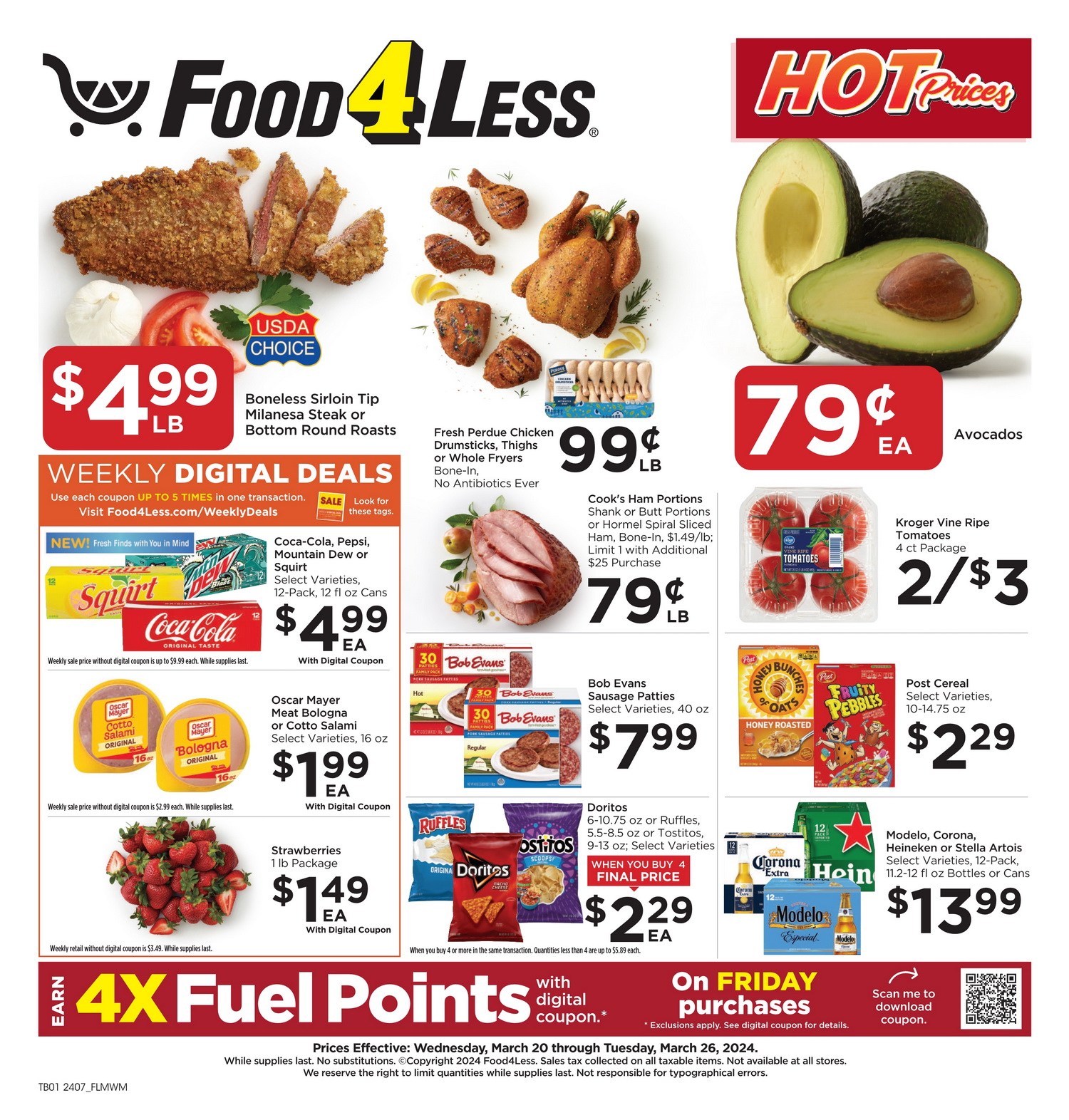 Food 4 Less Weekly Ad Mar 20 – Mar 26, 2024 (Easter Promotion Included)
