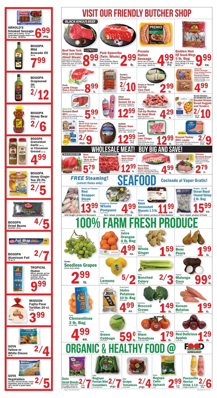 Food Bazaar Weekly Ad Mar 07 – Mar 13, 2024