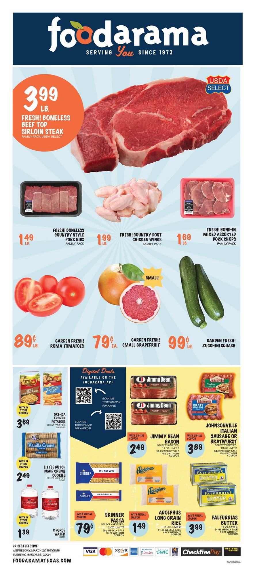 Foodarama Weekly Ad Mar 20 – Mar 26, 2024