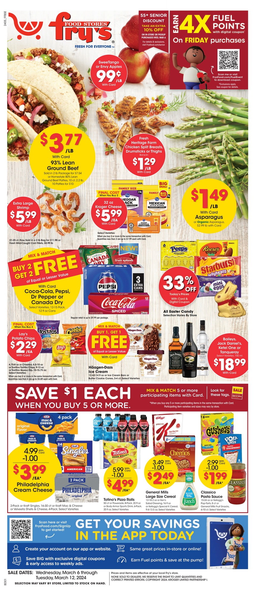 Fry's Food Weekly Ad Mar 06 – Mar 12, 2024 (Easter Promotion Included)
