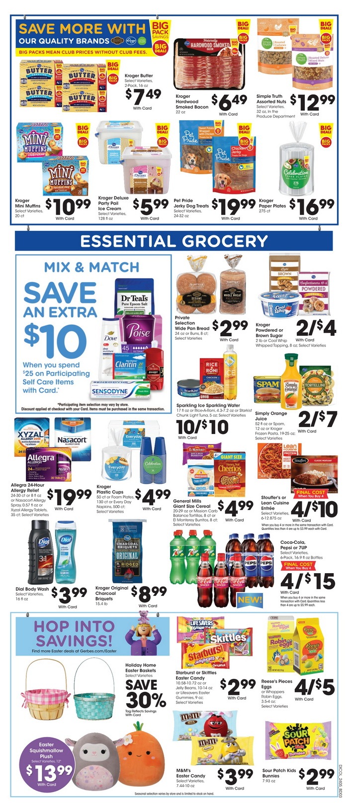Gerbes Weekly Ad Mar 06 – Mar 12, 2024 (Easter Promotion Included)
