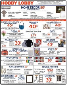 Hobby Lobby Weekly Ad Mar 17 – Mar 23, 2024 (Easter Promotion Included)