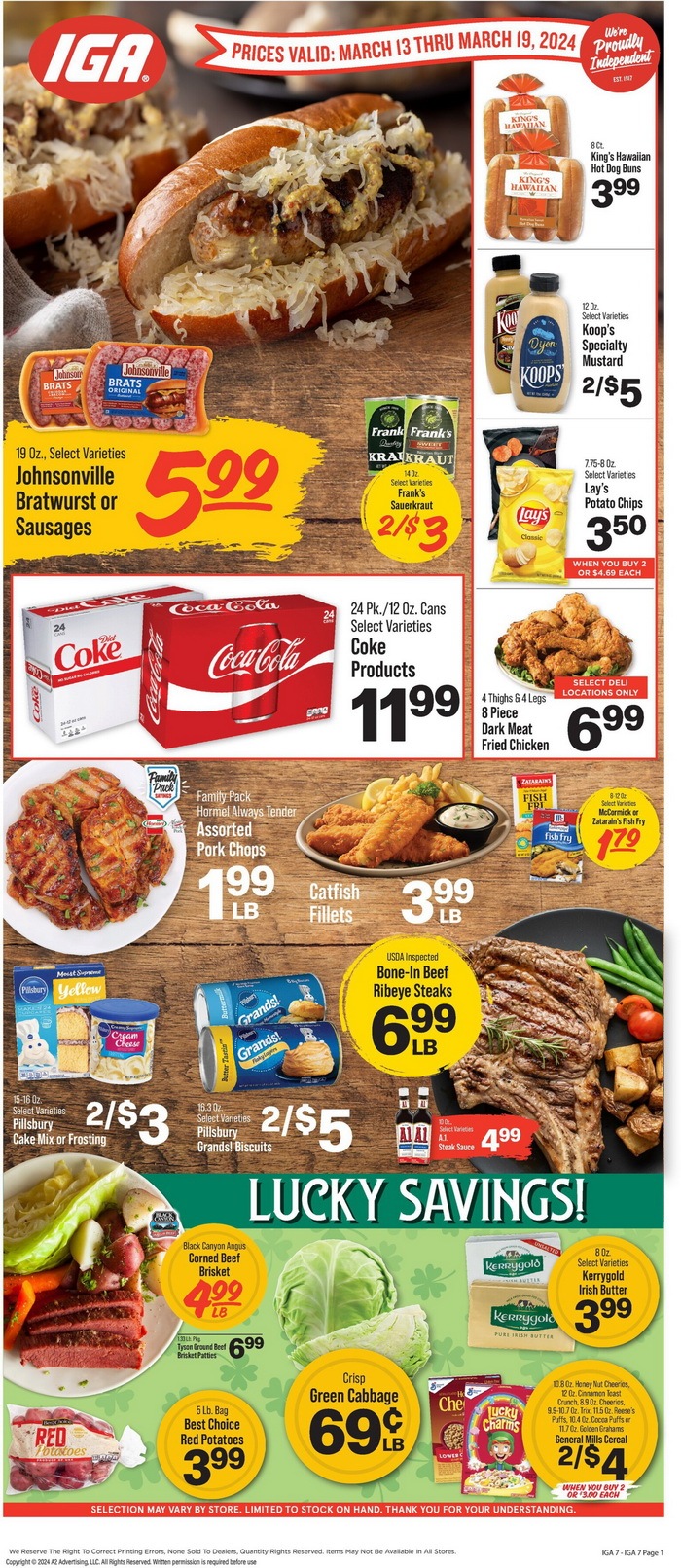 IGA Weekly Ad Mar 13 – Mar 19, 2024