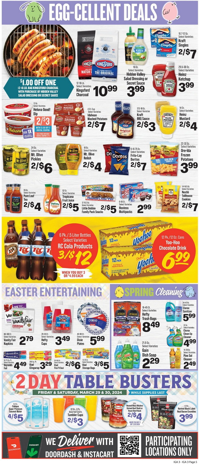 IGA Weekly Ad Mar 27 – Apr 02, 2024 (Easter Promotion Included)