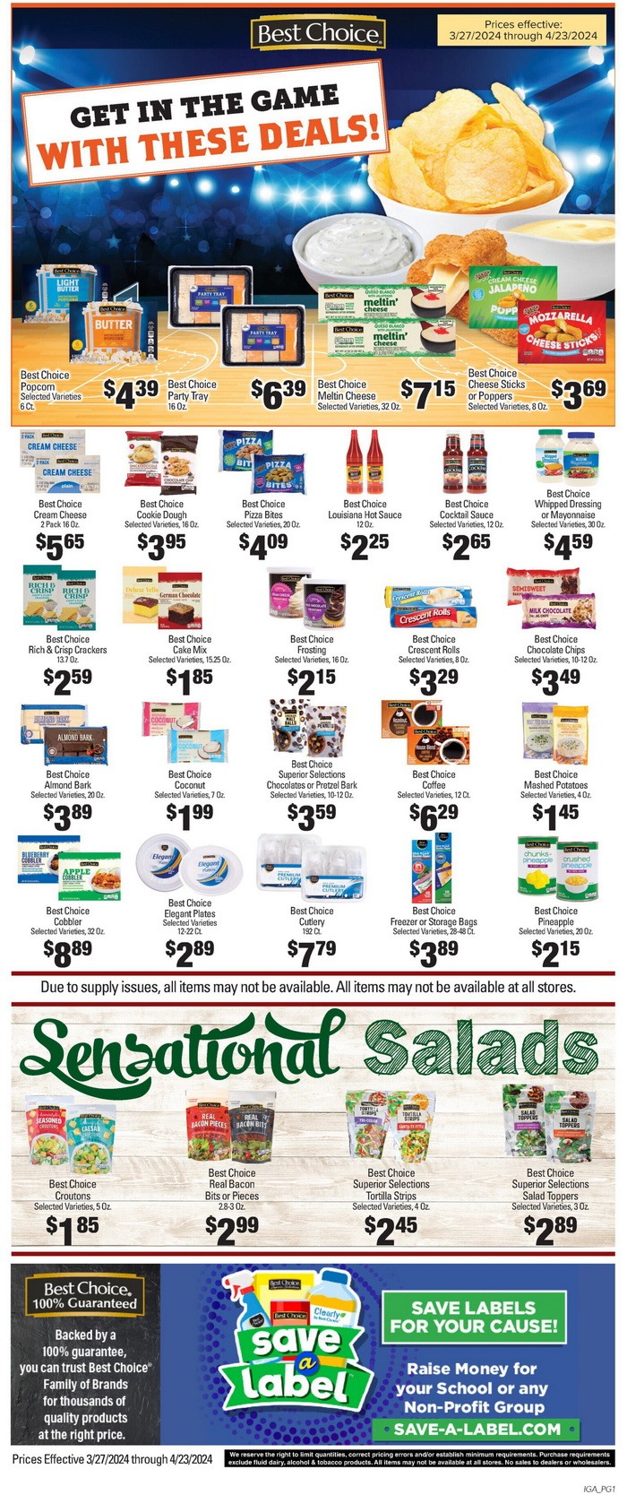 IGA Weekly Ad Mar 27 – Apr 02, 2024 (Easter Promotion Included)