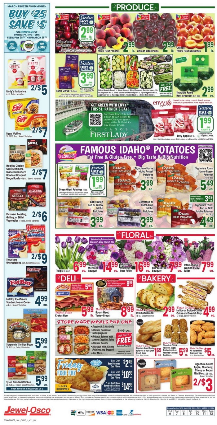 Jewel Osco Weekly Ad Mar 06 – Mar 12, 2024 (Easter & St. Patrick's Day ...