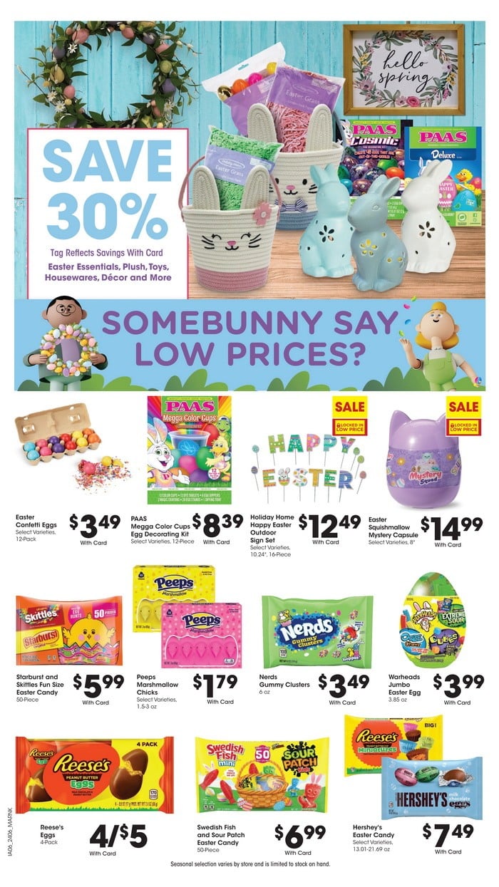 Kroger Weekly Ad Mar 13 – Mar 19, 2024 (Easter Promotion Included)