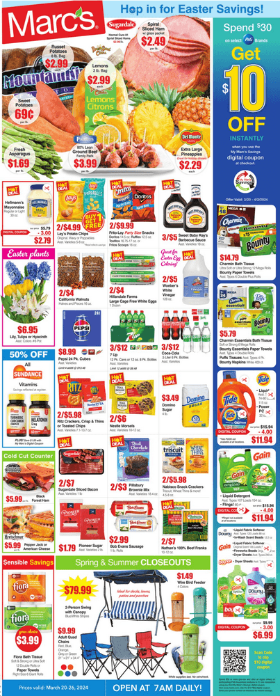 Marc's Weekly Ad Mar 20 – Mar 26, 2024