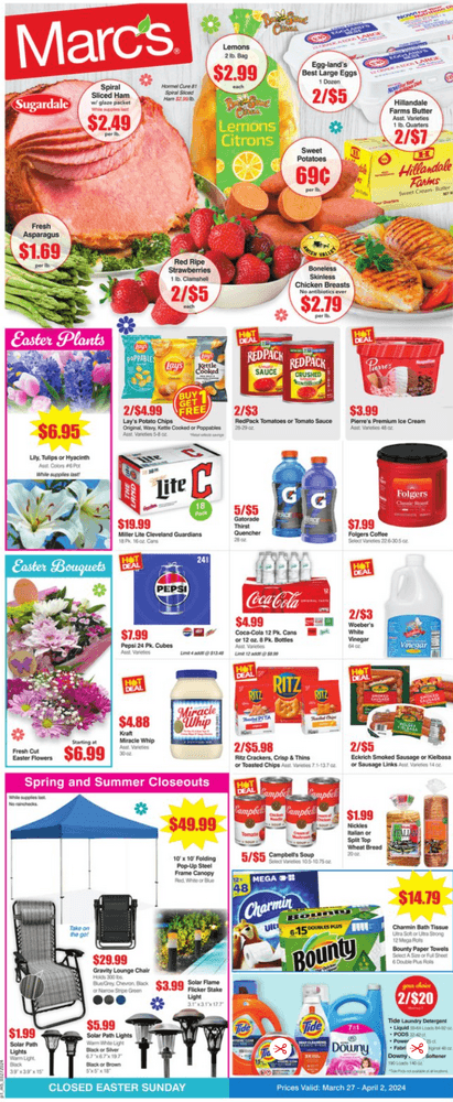Marc's Weekly Ad Mar 27 – Apr 02, 2024